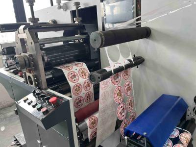 중국 간헐적 전체 로터리 라벨 웹 가이드와 함께 다이 절단 기계 판매용