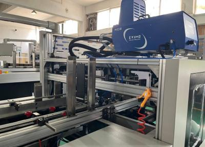 中国 全自動段ボール箱製造フルーツカートン段ボール箱折り機、自動スタッカー付き 販売のため