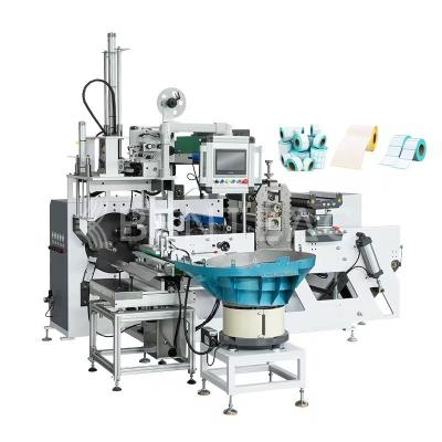 SR-350YFQ Fully Automactic Digital Label Rotary Die Cutting Slitting Rewinder Vinyl Sticker Blank Label Machine
