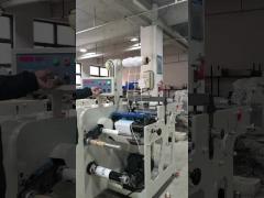 Rotary Blank Label Die Cuting Machine With Slitter