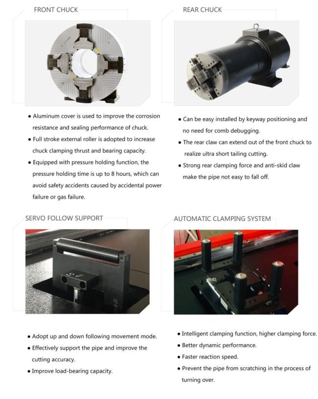 High Precision Laser Pipe Cutting System