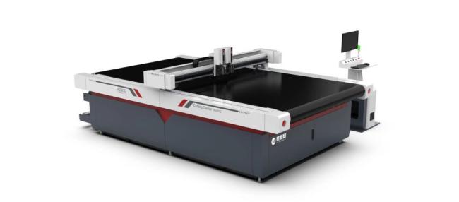 CNC Machine with Dual Heads and a CCD Camera for PVC Kt Board Cutting