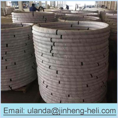 China Galvanized steel wire for fishing cages 1.18mm and 1.06mm 45kg per coil for sale