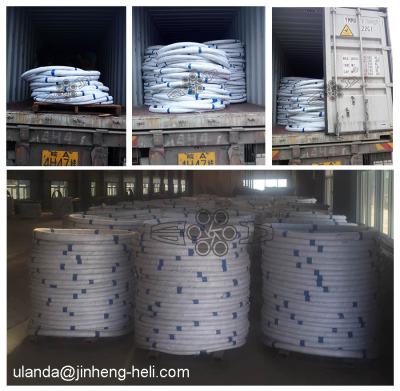 China Galvanized metal wire for fishing net 18 gauge blue sticky tape 45kg per bundle for sale