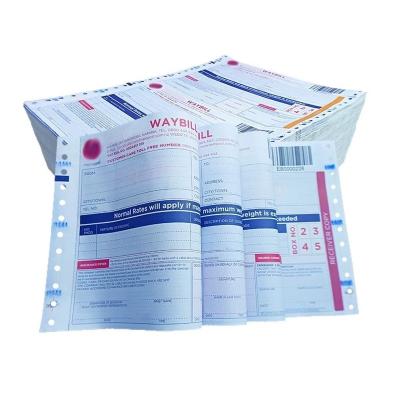 China 4 Part NCR Carbonless Copy Form Waybill for sale