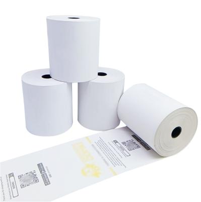 China 57x50mm POS ATM Cash Register Thermal Paper Rolls BPA free Printed UV Printing 57x40mm 57x30mm for sale