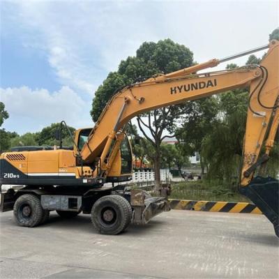 Cina 210W-9T Hyundai Excavator a ruote Hyundai Used Construction Equipment 21 Ton in vendita
