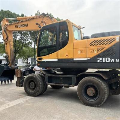 Cina 210W-9T Hyundai Excavator a ruote Hyundai Used Construction Equipment 21 Ton in vendita
