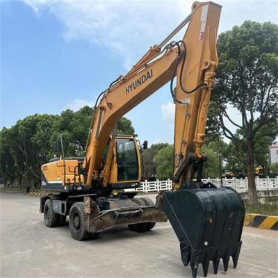 Cina 210W-9T Hyundai Excavator a ruote Hyundai Used Construction Equipment 21 Ton in vendita