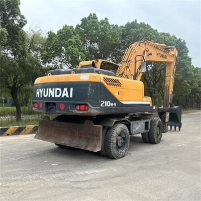 Cina 210W-9T Hyundai Excavator a ruote Hyundai Used Construction Equipment 21 Ton in vendita