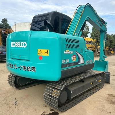 Cina Alta affidabilità Usato Kobelco SK75 Escavatore 7 tonnellate Mini Escavatore di seconda mano in vendita