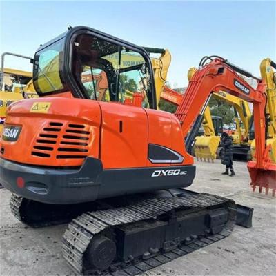 Cina Dx60 Doosan Mini Digger 6 tonnellate mini escavatore usato in vendita
