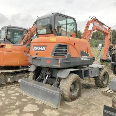 Cina Dx60w-9 Escavatore usato Doosan Escavatore di seconda mano Doosan da 6 tonnellate in vendita