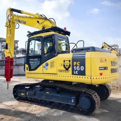 Cina PC160-7 Komatsu Escavatore da 16 tonnellate Escavatrice usata in vendita
