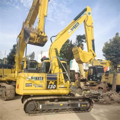 Cina PC130-7 Escavatori Komatsu di seconda mano Escavatori da 13 tonnellate 66KW Potenza in vendita