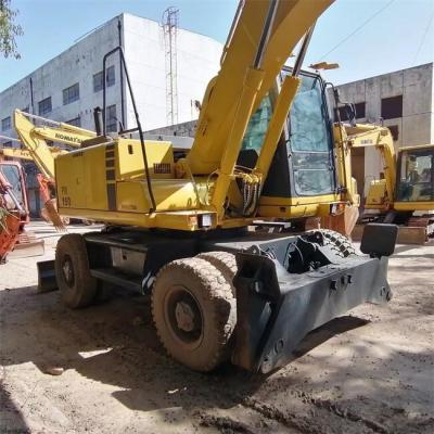 Cina Komatsu PC150 escavatore 15 tonnellate escavatore a ruote usate controllo intelligente in vendita