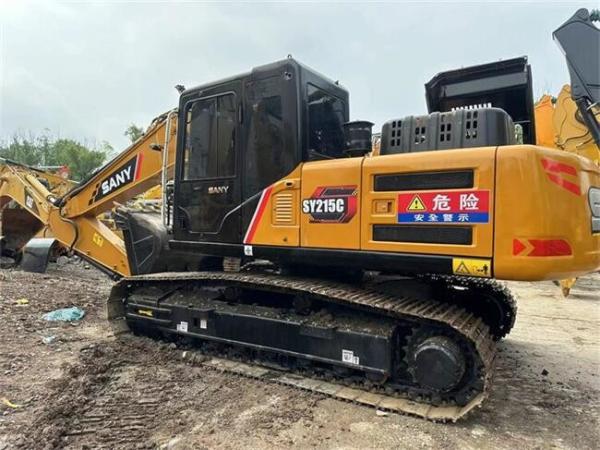 Quality 21t Used Sany Excavator SY215C Second Hand Sany Digger high Performance for sale