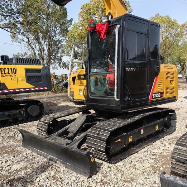 Quality High Maneuverability Sany SY75 Used Excavator Machine Multi Functional for sale