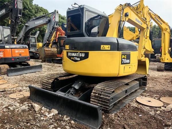 Quality Compact Second Hand Komatsu PC78US Excavator 7 Ton Komatsu Crawler Excavator for sale