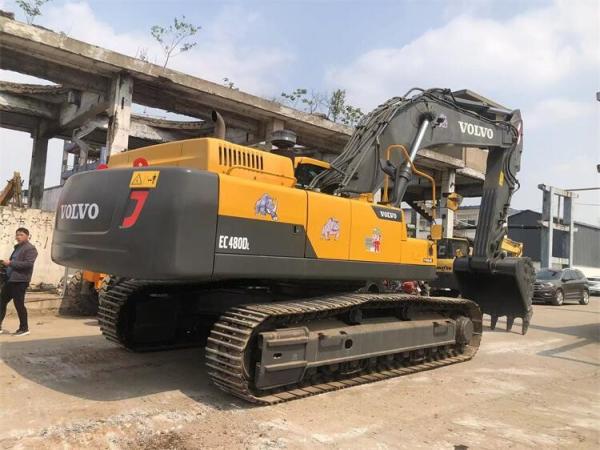 Quality 48 Ton Second Hand Volvo Excavators Volvo EC480DL Excavator Superior Cab Design for sale