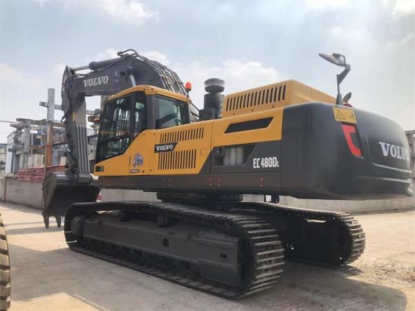 Quality 48 Ton Second Hand Volvo Excavators Volvo EC480DL Excavator Superior Cab Design for sale