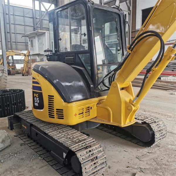 Quality High Stability Used Komatsu Mini Excavator PC55MR Komatsu 5 Ton Digger for sale