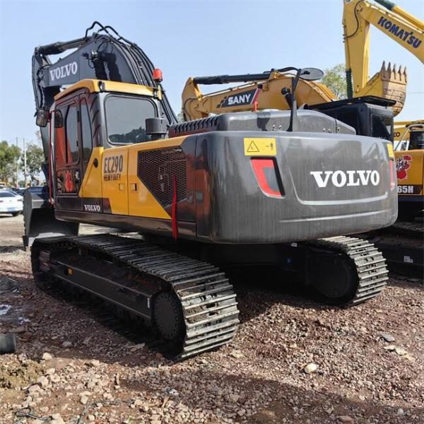 Quality Second Hand Volvo EC290 Excavator Used Volvo Digger 29 Ton With Crawler Chain for sale