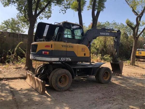 Quality EW70 2020 Volvo Wheel Excavator 7 Ton Pre Owned Mini Excavator for sale
