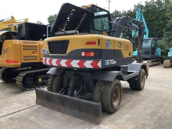 Quality EW70 2020 Volvo Wheel Excavator 7 Ton Pre Owned Mini Excavator for sale
