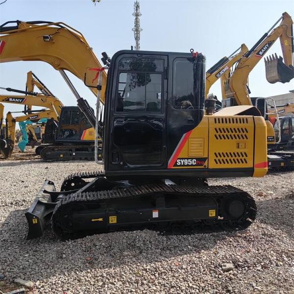 Quality Compact Second Hand Sany Digger SY95C Excavator Ergonomic Design for sale