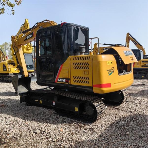 Quality Compact Second Hand Sany Digger SY95C Excavator Ergonomic Design for sale