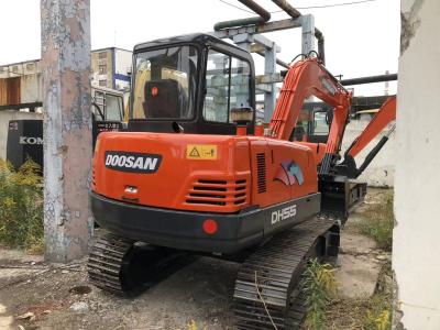 China Compact Doosan DH55 Used Digger Doosan 5 Ton Excavator With ISUZU Engine for sale