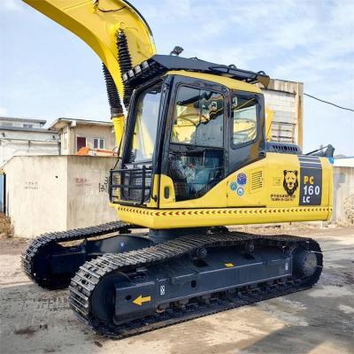 Cina PC160-7 Komatsu Escavatore da 16 tonnellate Escavatrice usata in vendita