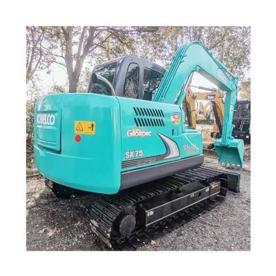 China High Reliability Used Kobelco SK75 Excavator 7 Tonne Second Hand Mini Digger for sale