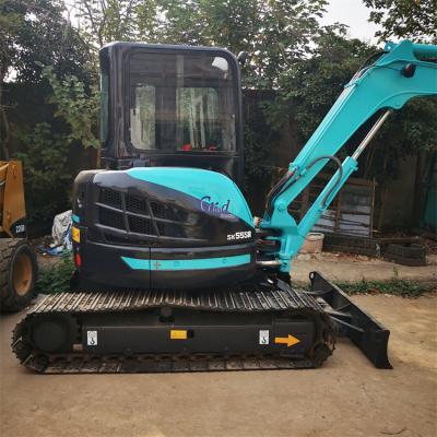 Cina Escavatori mini Kobelco SK55SR Usati Escavatori Kobelco da 5 tonnellate con parti originali in vendita