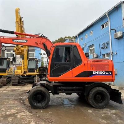 Cina Usato Doosan DH150W-7 escavatore 15 tonnellate escavatore usato escavatore doosan in vendita