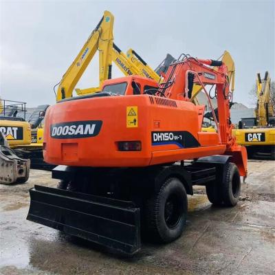 Cina Usato Doosan DH150W-7 escavatore 15 tonnellate escavatore usato escavatore doosan in vendita