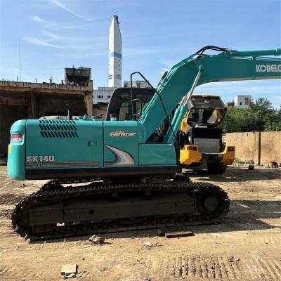 China Tweedehands sk140 Kobelco Graafmachines gebruikte kobelco graafmachine 14000KG Hoge prestaties Te koop