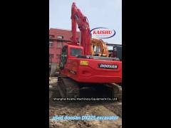 Original Korea Used Doosan Dx225 Excavator 22 Ton Fuel Efficiency