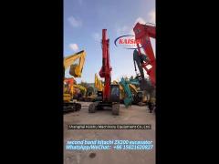High Durability Second Hand Hitachi ZX200 Excavator Used Hitachi Excavator 110KW