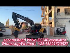Second Hand Volvo Crawler Excavator Volvo Ec140d 14 Ton  Long Working Hours