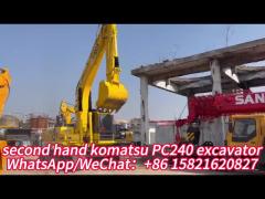 PC240-8 Second Hand Komatsu Excavators 24 Ton Crawler Type Excavator