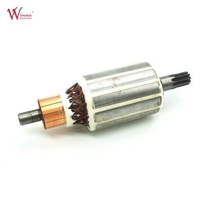 China 12 Volt DC Motor Copper Armature For Bajaj 3W4S UG ISO9001 Approval for sale