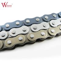 China Professional Motorcycle Roller Chain / Motorcycle Transmission Chain for sale