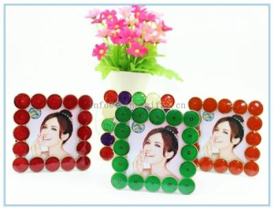 China Shinny Gifts Metal materials square photo frames for souvenir gifts for sale