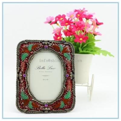 China Shinny Gifts natural metal photo frame for presents for sale
