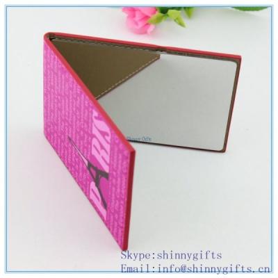 China New hot sale Tower design pu pocket mirrors for sale