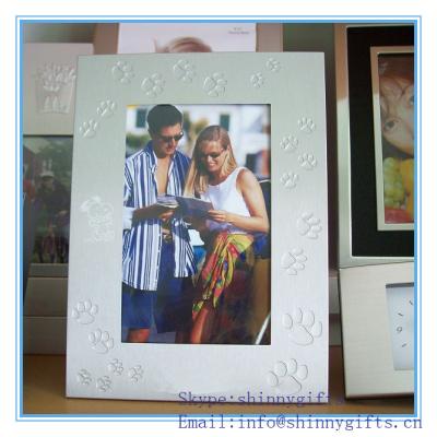 China Shinny gifts handmade Silver photo frame for sale