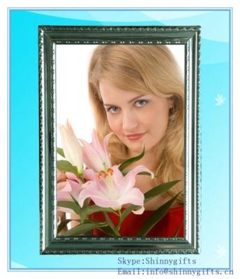 China Gallery Aluminum plating sliver photo frame for sale