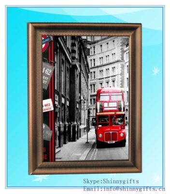 China Aluminum Profile, antique Silver photo frame for decoration for sale